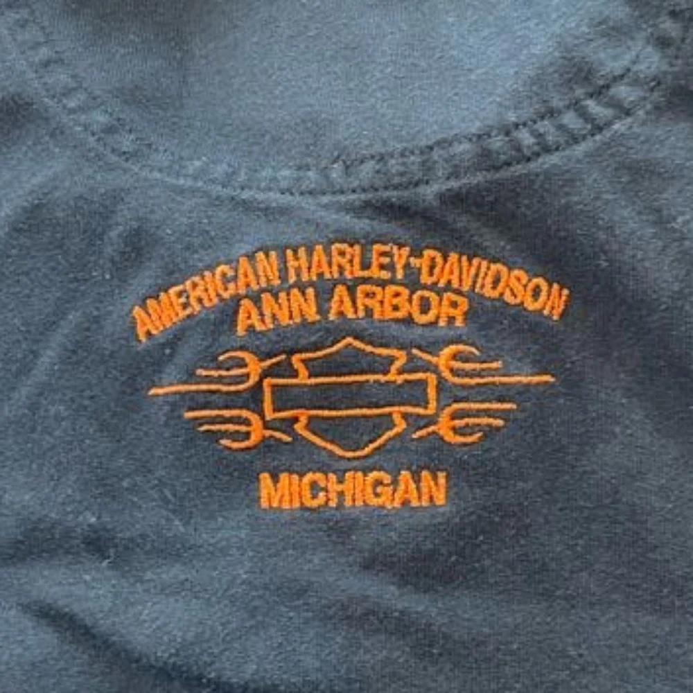 Harley-Davidson | Shirts | Harleydavidson Motorcycle Mens Ann Arbor ...